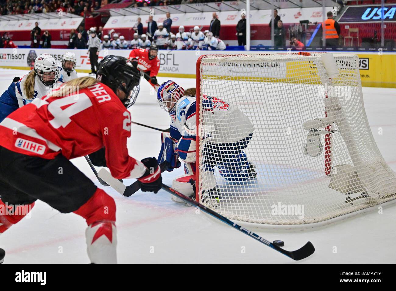 Budweis, Czech Republic. 13th Apr, 2025. L-R Haley Winn (USA), Natalie ...
