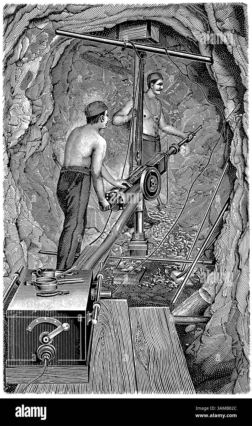 Mining. Electrically Powered Percussion Drill. Publication of the ...