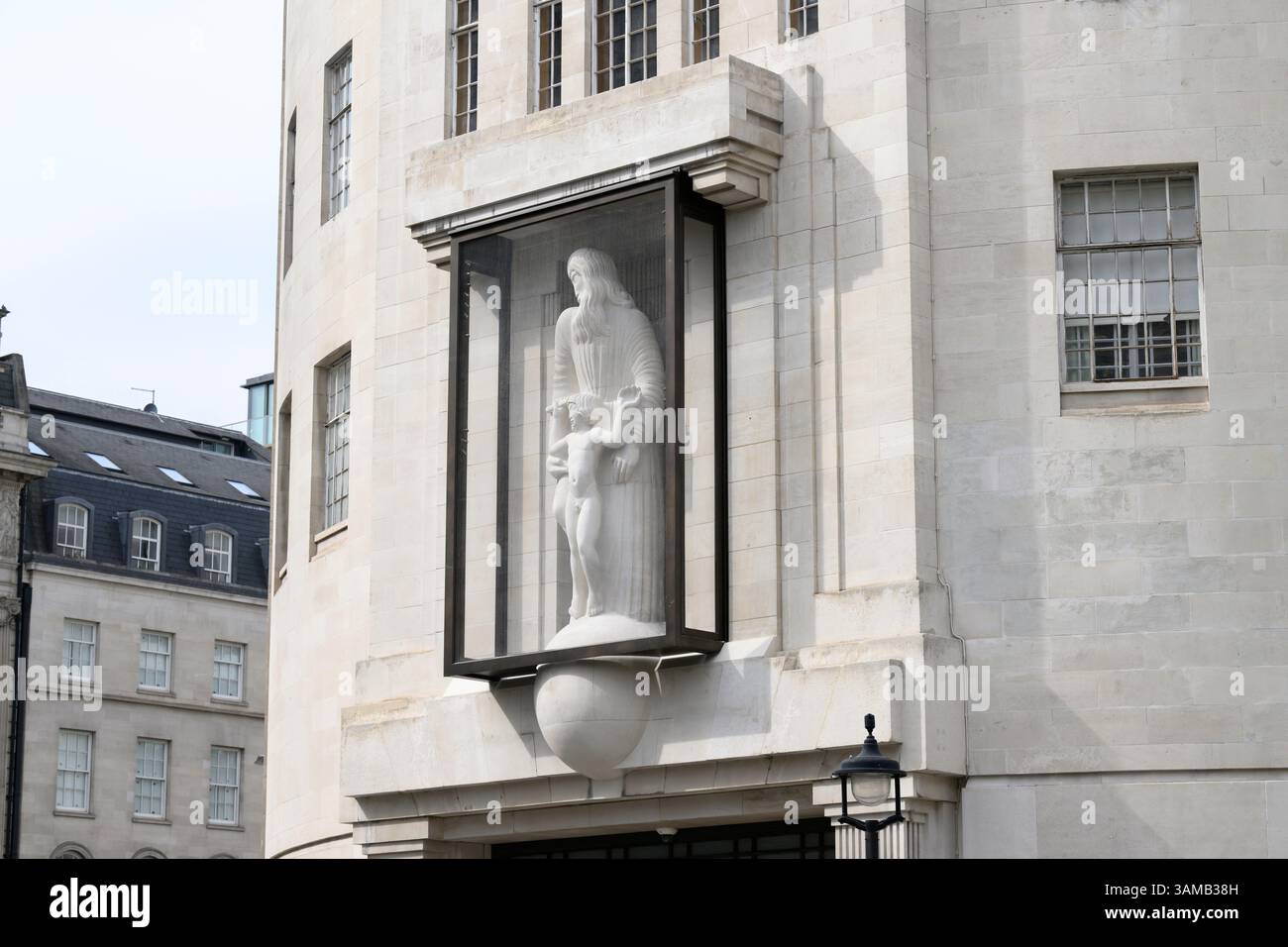 The newly restored sculpture of Prospero and Ariel is now protected ...
