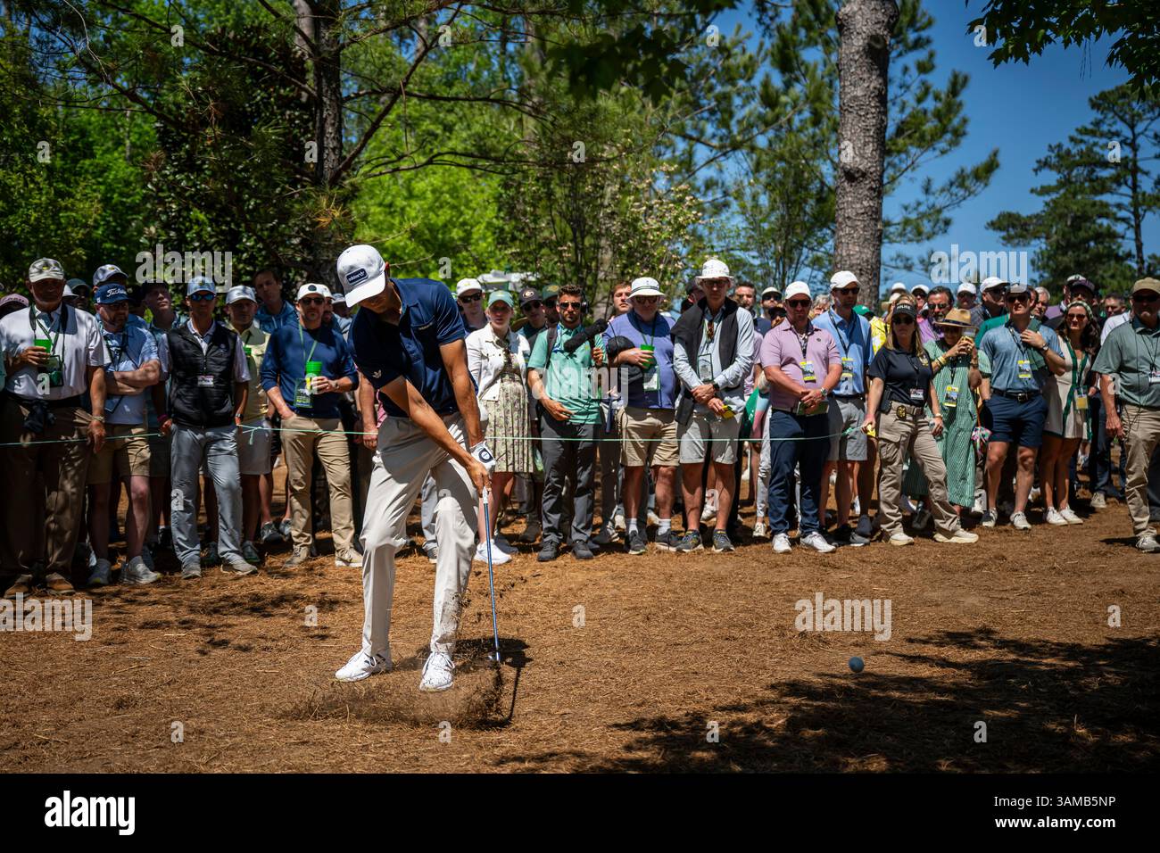 Ludvig Åberg of, Sweden. , . during the final round of the 2025 Masters ...