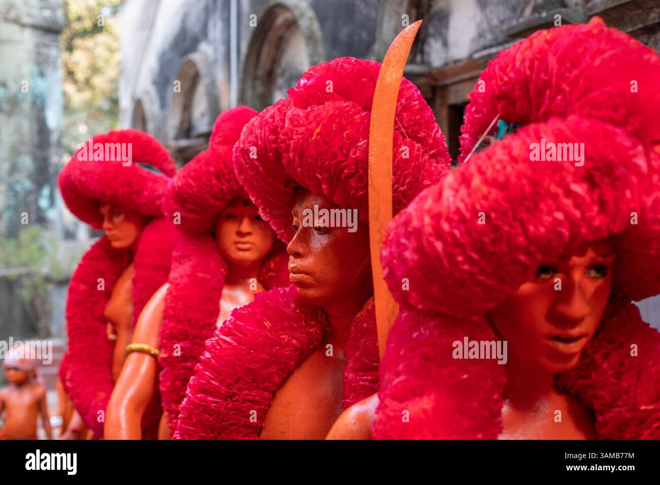Hindu devotees prepare for Lal Kach procession on the very last day of ...