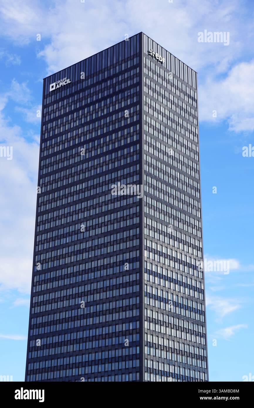 Tour lyon tower close hi-res stock photography and images - Alamy