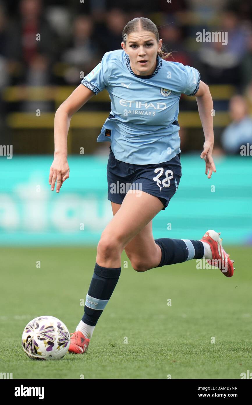 Manchester, UK. 13th Apr, 2025. Manchester City Women v Manchester ...