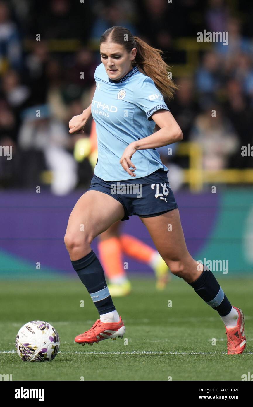Manchester, UK. 13th Apr, 2025. Manchester City Women v Manchester ...