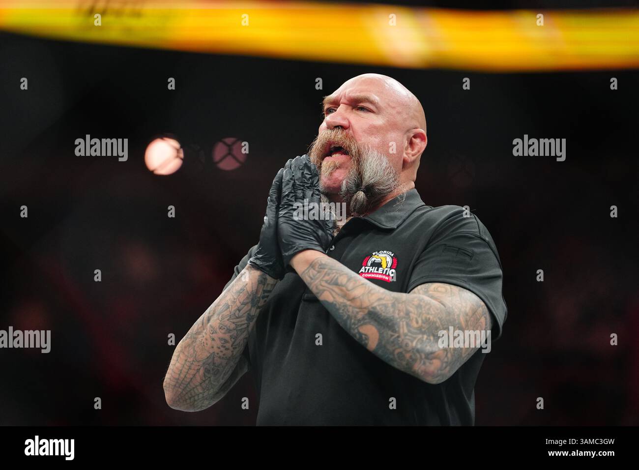MIAMI, FL - APRIL 12: Mike Beltran at UFC 314 - Volkanovski vs Lopes at ...