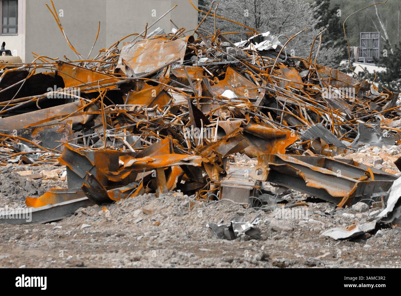 Construction waste landfill rubble hi-res stock photography and images ...