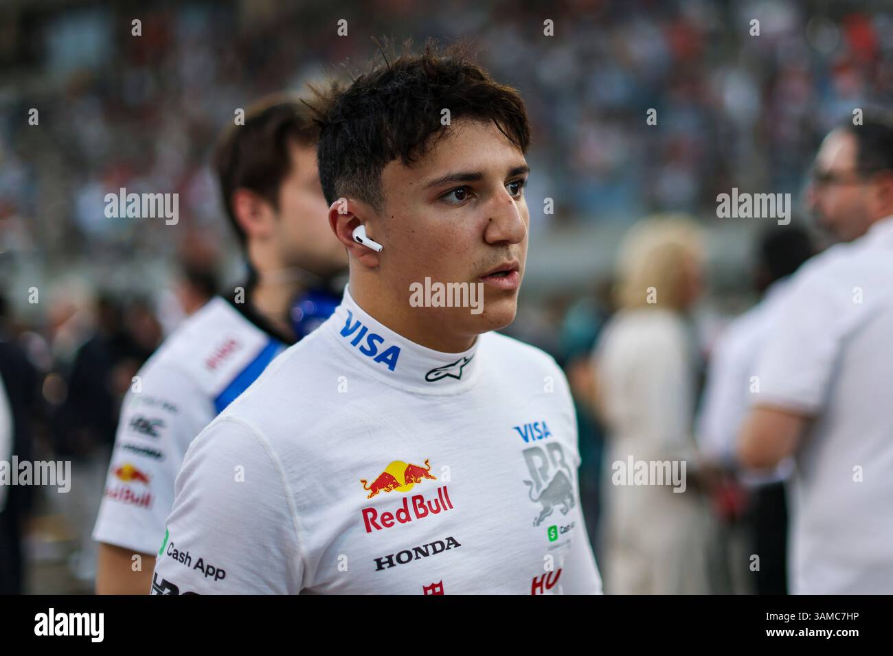 HADJAR Isack (fra), Visa Cash App RB F1 Team VCARB02, portrait during the Formula 1 Gulf Bahrain ...