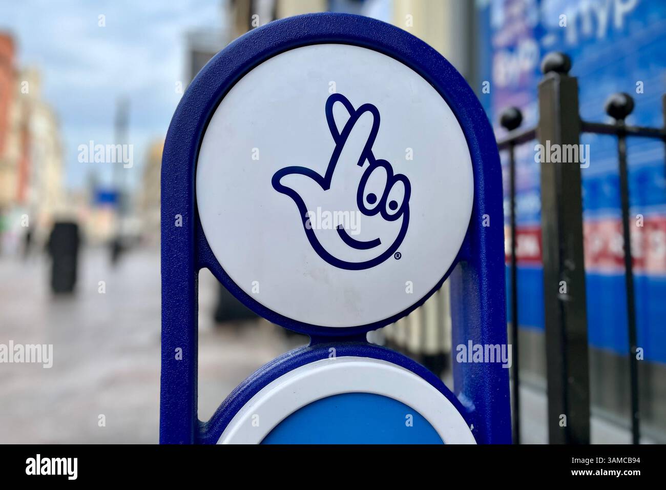 The national lottery outdoor sign hi-res stock photography and images ...