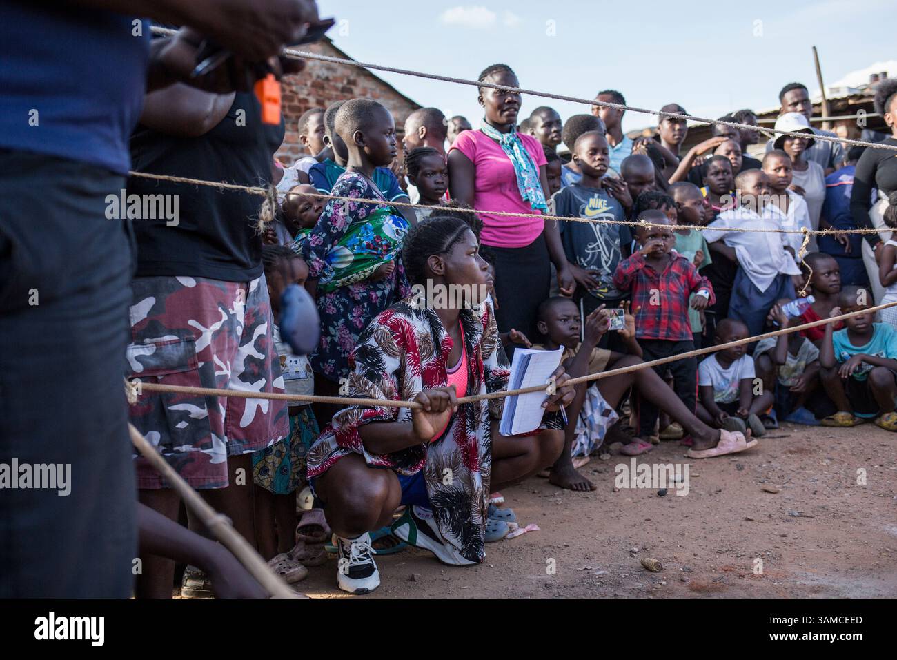 Boxing in Katanga slum, Kampala, Uganda, Africa Stock Photo - Alamy