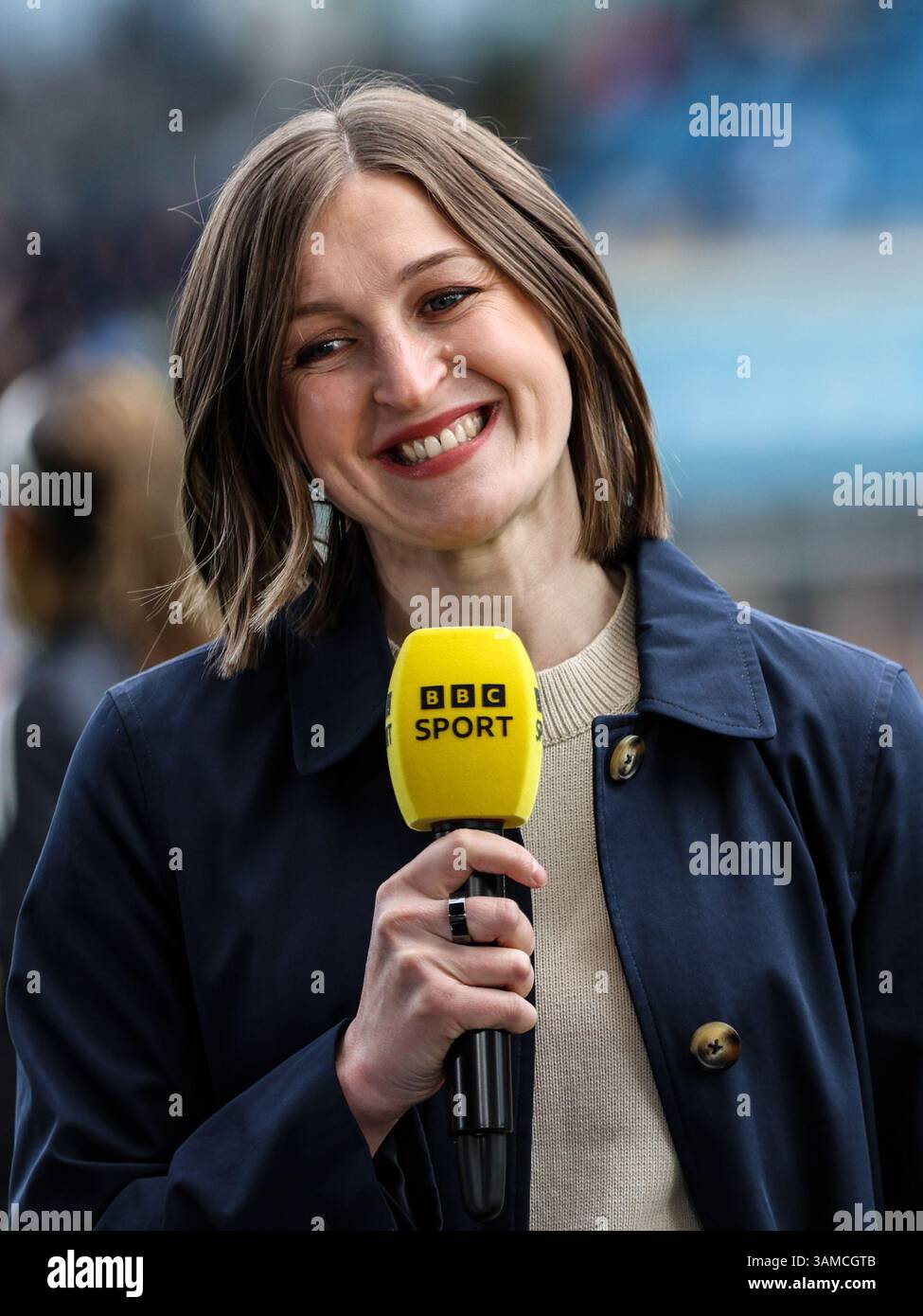 Manchester, England, April 13th 2025: Ellen White before the Adobe ...