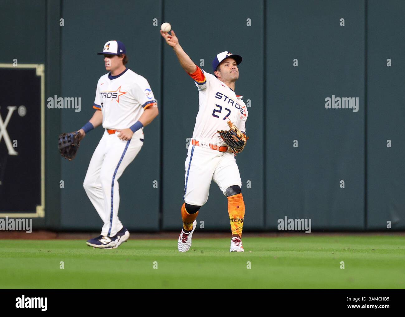 HOUSTON, TX - APRIL 13: Houston Astros left fielder Jose Altuve (27 ...