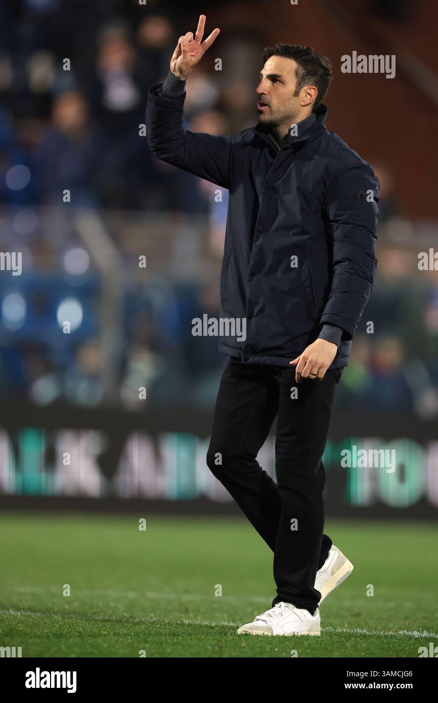 Como, Italy, 13th April 2025. Cesc Fabregas Head coach of Como 1907 ...