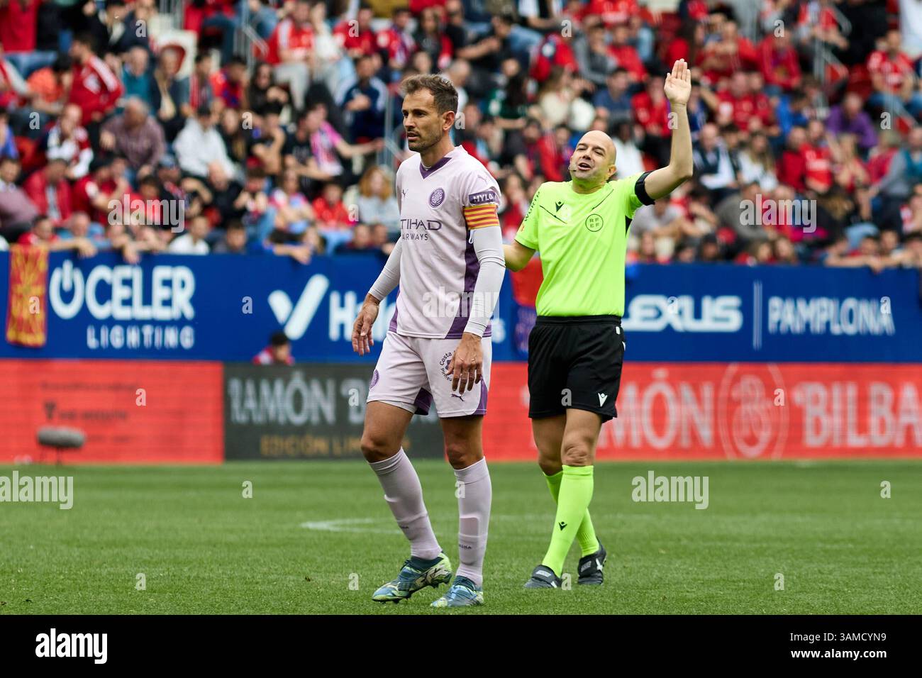 Pamplona, Spain. 13th Apr, 2025. Sports. Football/Soccer.Cristhian ...