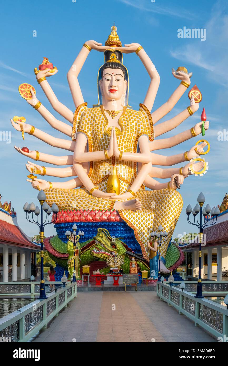 Giant statue of Guanyin, the Goddess of Mercy and Compassion in East ...