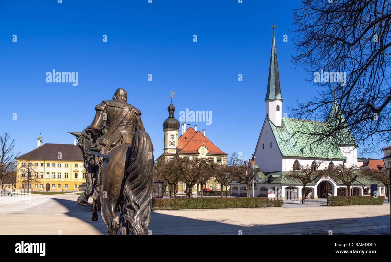 Altotting, Germany - March 19, 2025: Statue of field marshall Tilly at ...