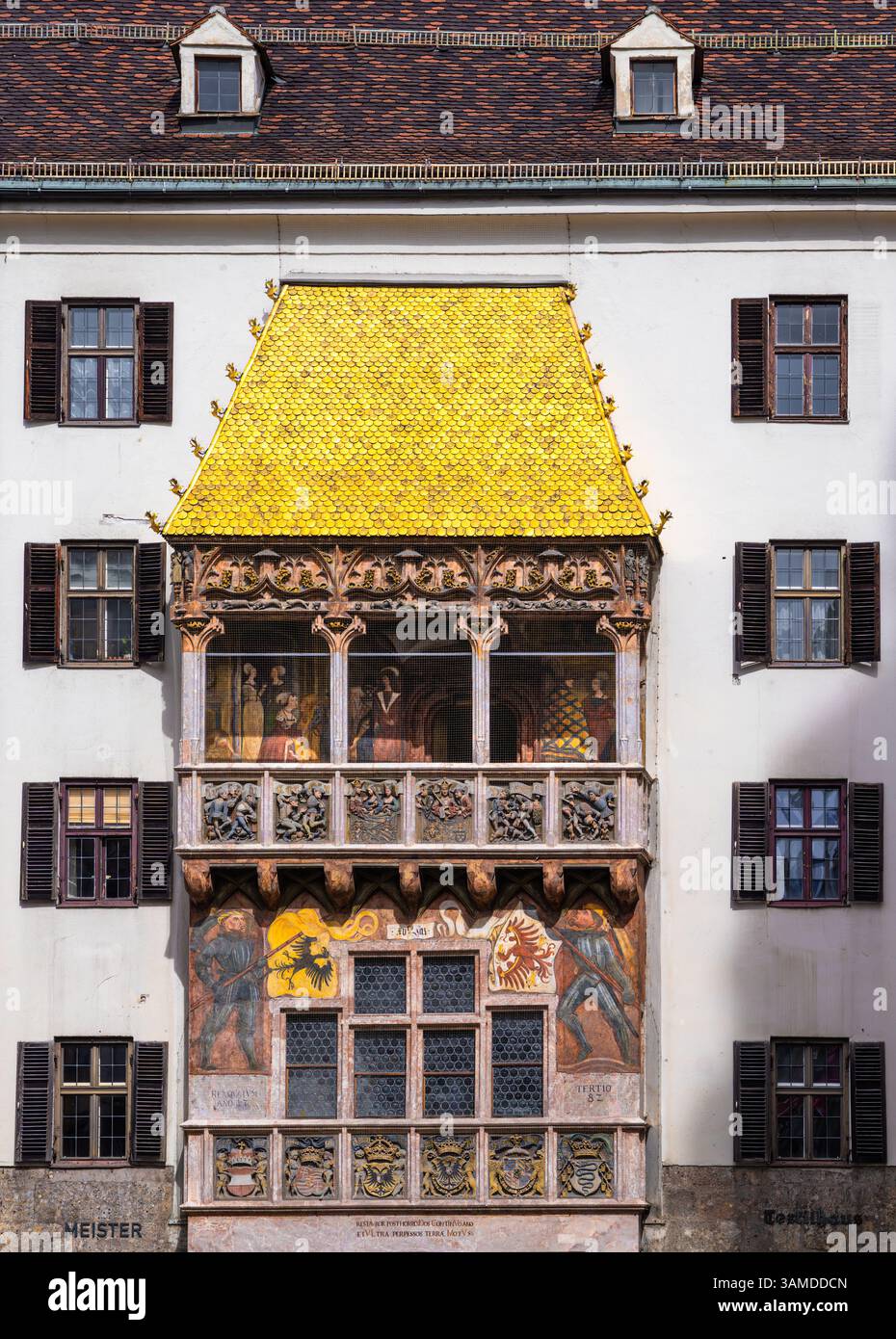 Innsbruck, Austria - March 21, 2025: Goldenes Dachl - a historic ...