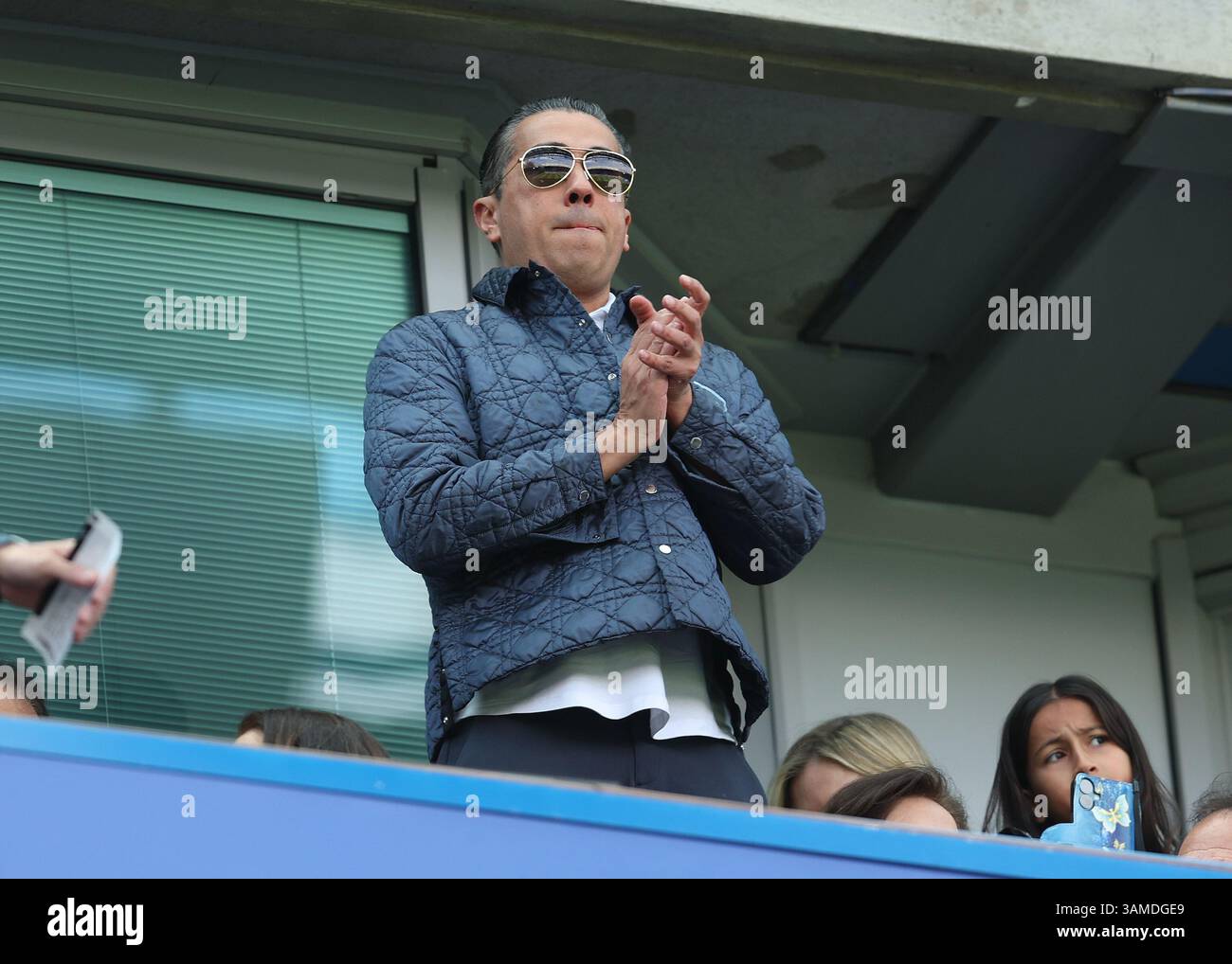 London, UK. 13th Apr, 2025. Behdad Eghbali, co owner of Chelsea during ...