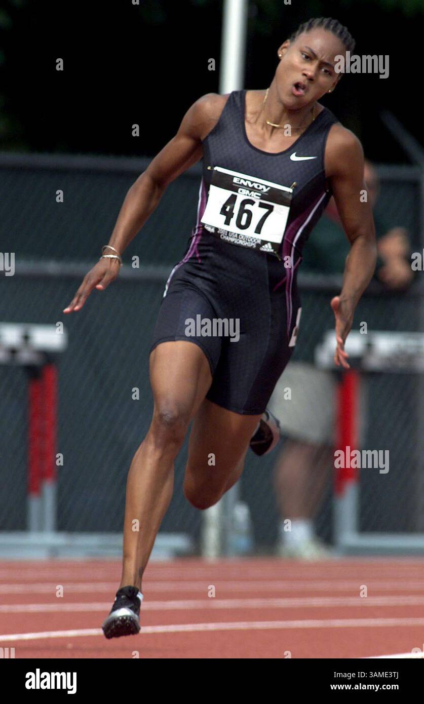 June 23, 2001 - U.S. - KRT SPORTS STORY SLUGGED: TRACK KRT PHOTOGRAPH ...