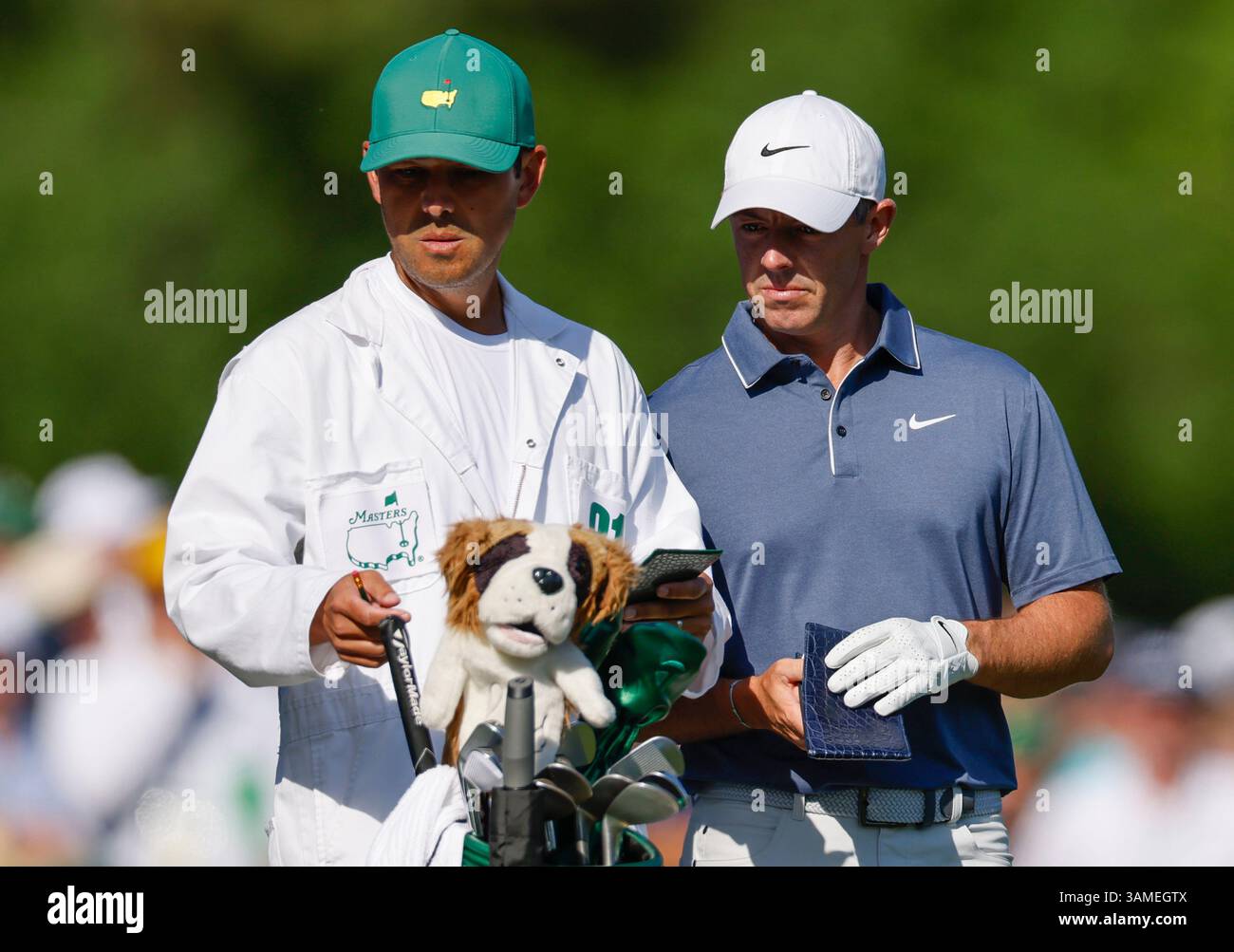 Augusta, United States. 13th Apr, 2025. Rory McIlroy of Northern ...