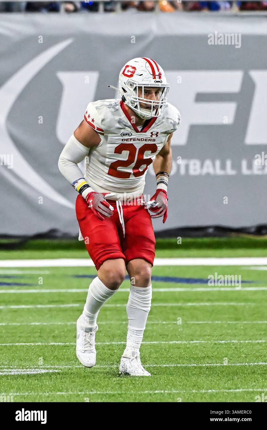 ST. LOUIS, MO - APRIL 13: DC Defenders Safety Sam Kidd (26) during a ...