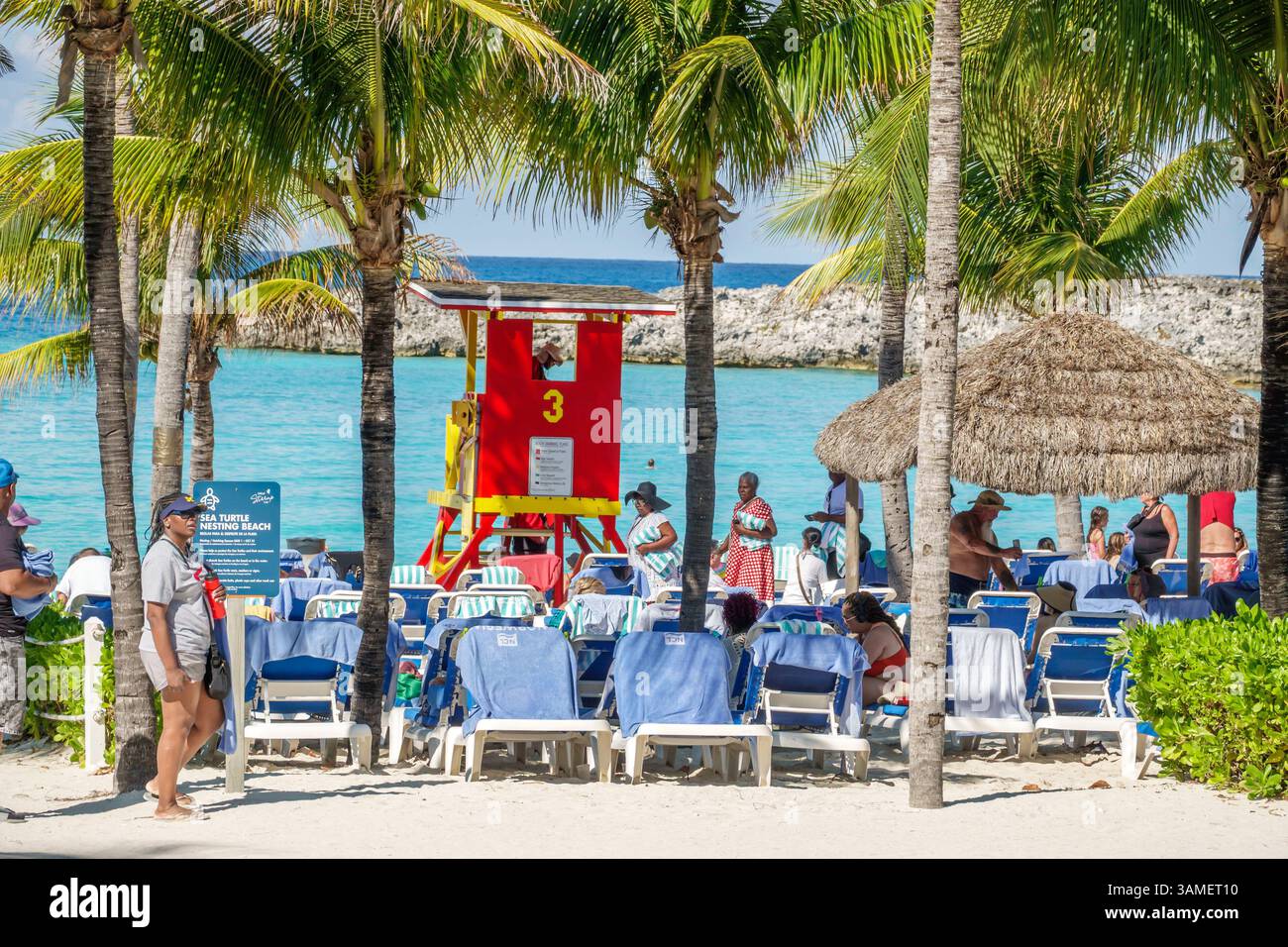 Great Stirrup Cay The Bahamas,sea turtle nesting beach sign ...