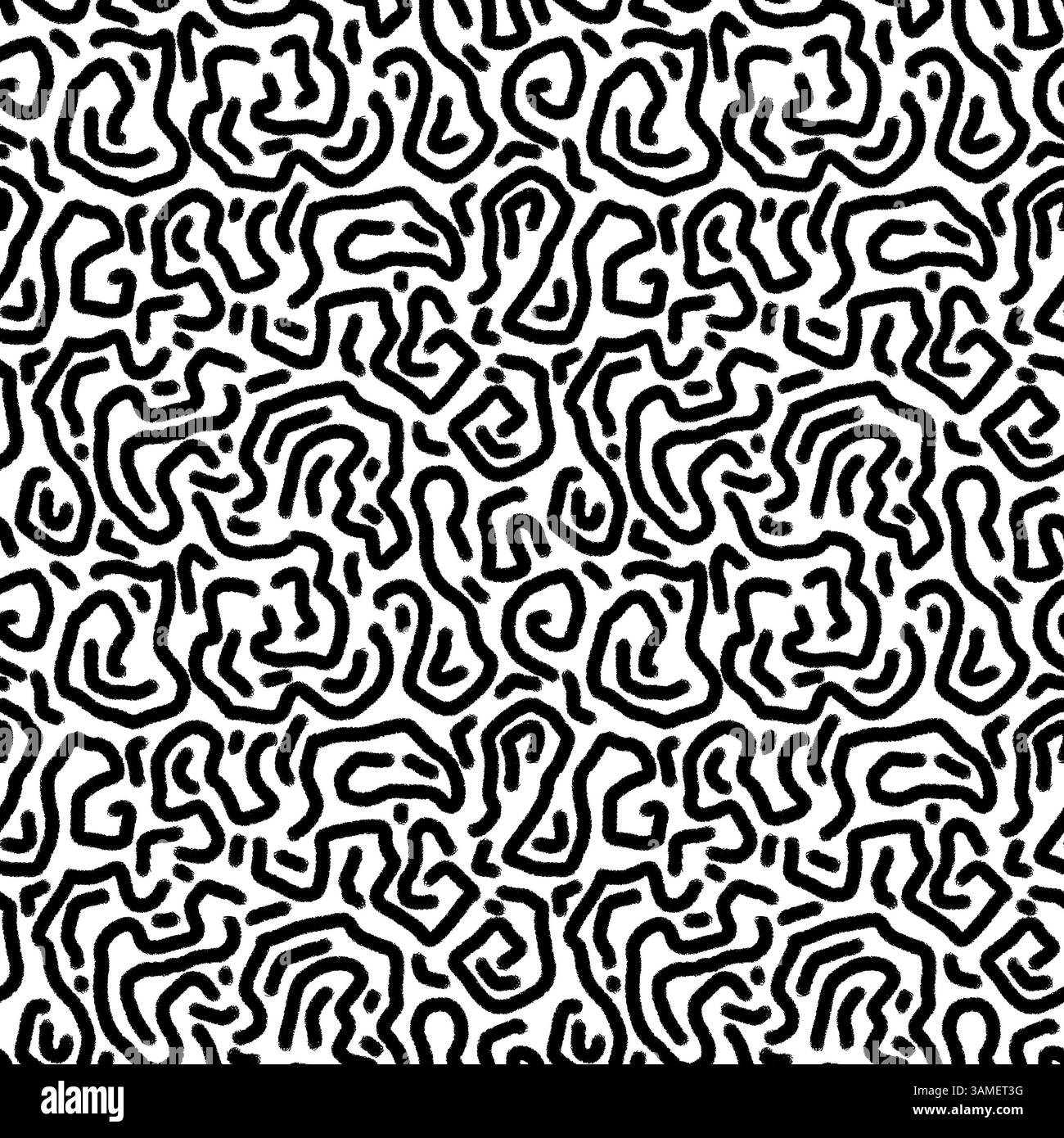 Abstract seamless paint spots markers pattern for wrapping paper and ...