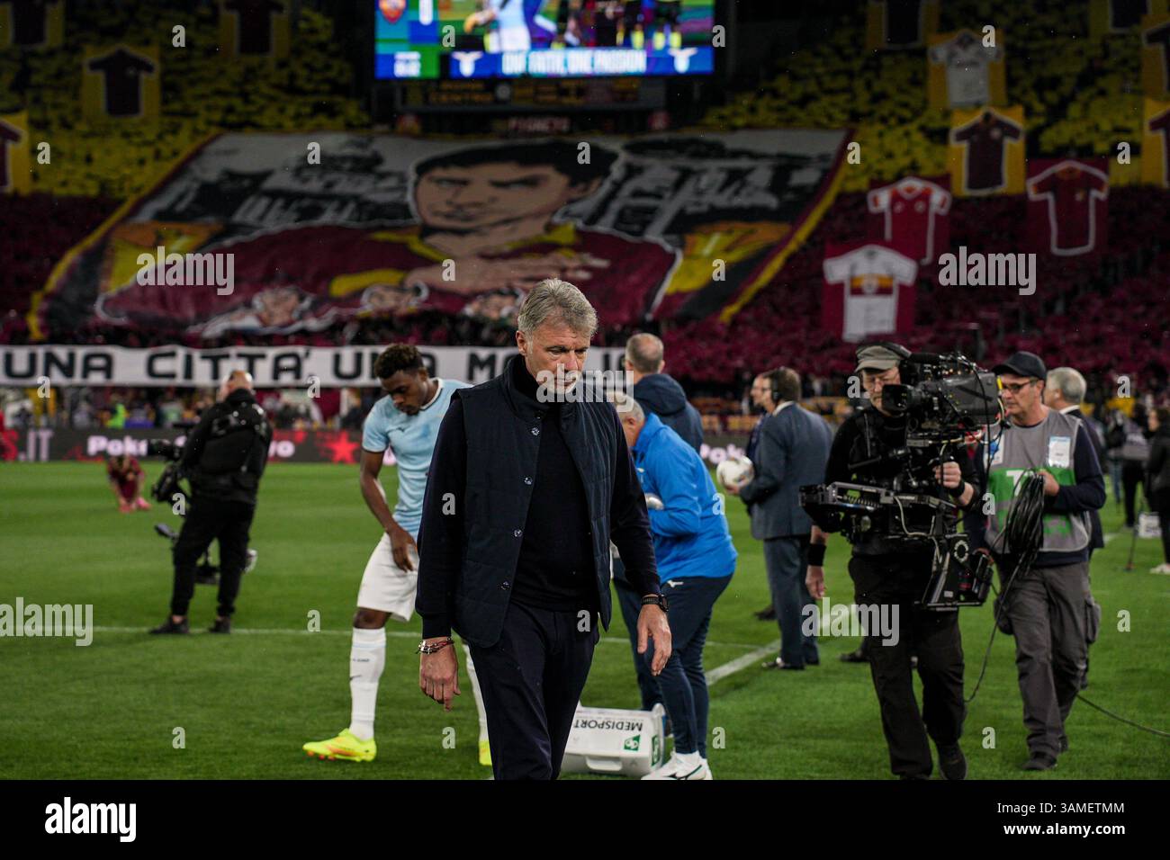 Rome, Italy. 13th Apr, 2025. Marco Baroni coach of SS Lazio during SS ...