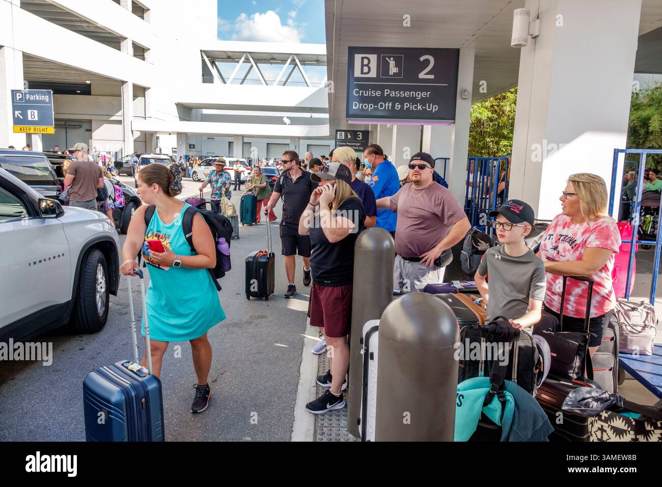 Miami Florida,Dodge Island,Norwegian Cruise Line NCL Terminal B,Breakaway cruise ship returning ...