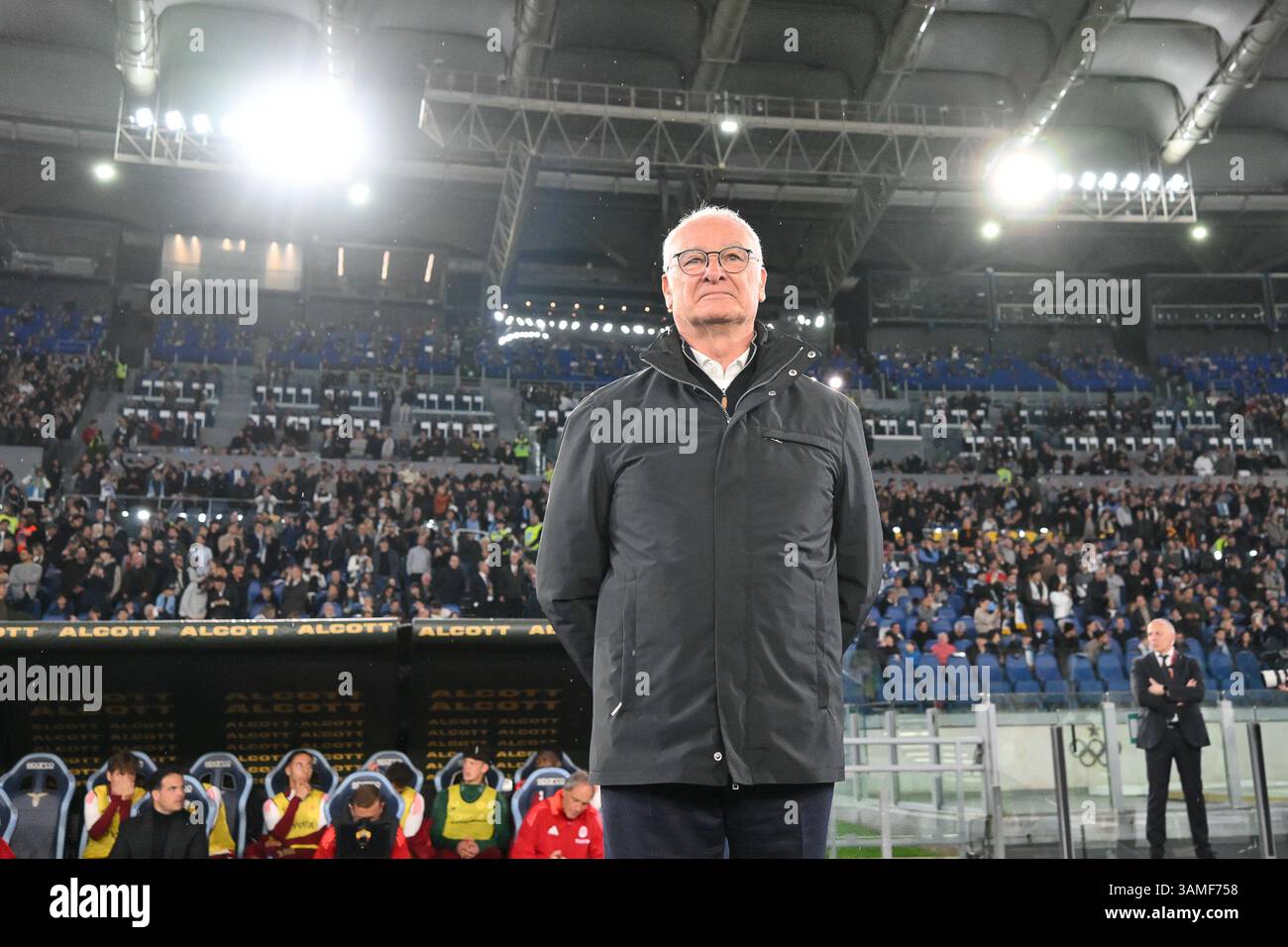 Olimpico Stadium, Rome, Italy - Claudio Ranieri head coach of AS Roma ...