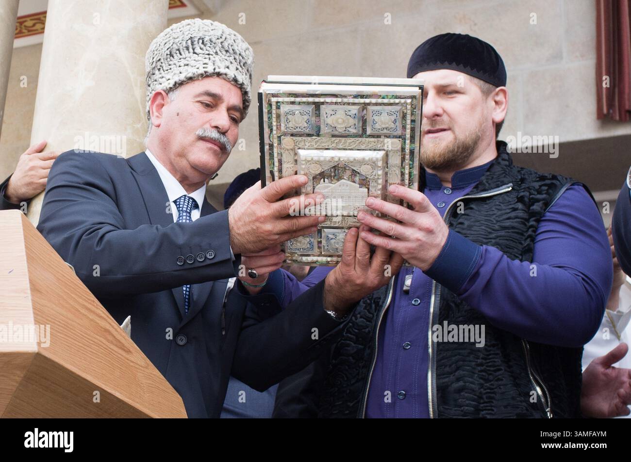 March 23, 2014 - Abu Gosh, Israel - Chechen Republic President RAMZAN ...