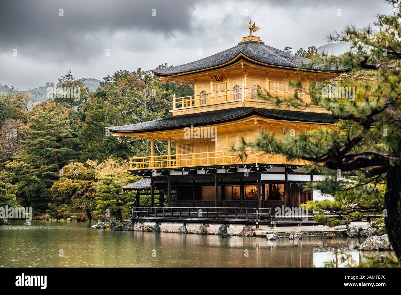Kinkaku-ji - The Golden Pavilion, Kyoto, Japan Stock Photo - Alamy
