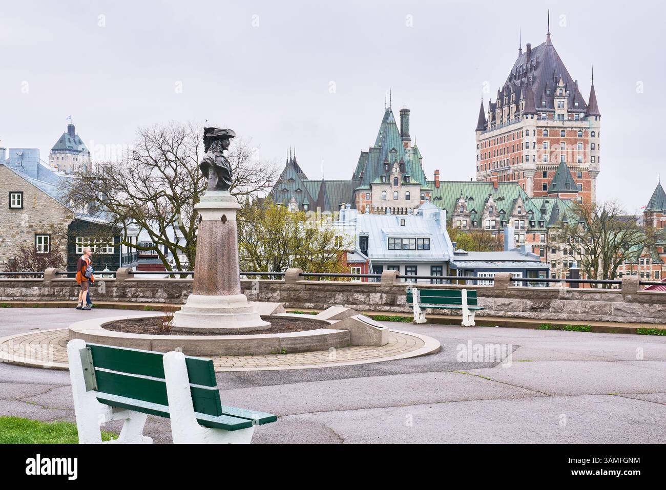 This is a photo of Fairmont Le Château Frontenac, a landmark luxury ...