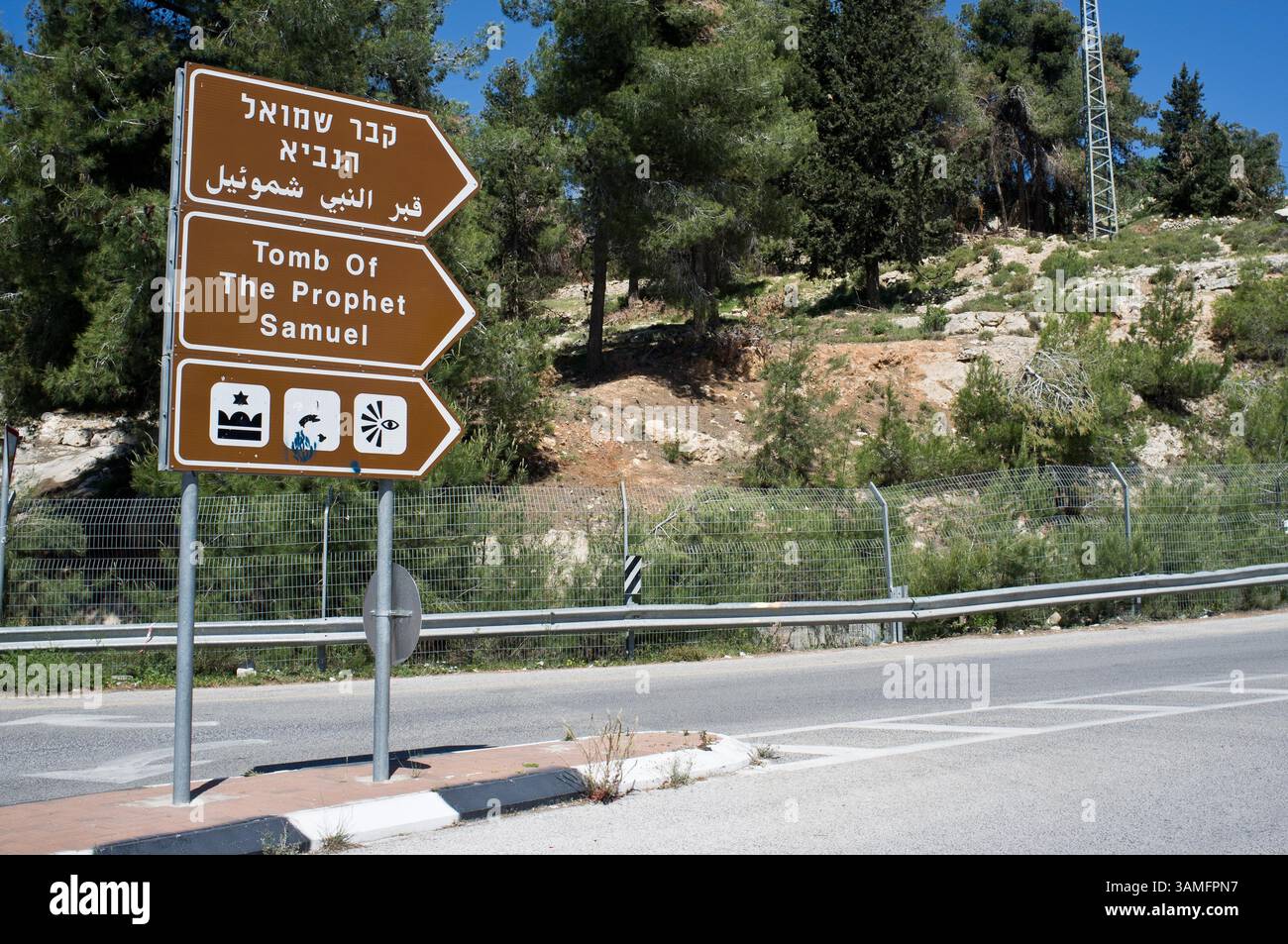 April 11, 2014 - Nabi Samwil, West Bank, Israel - The Tomb of the ...