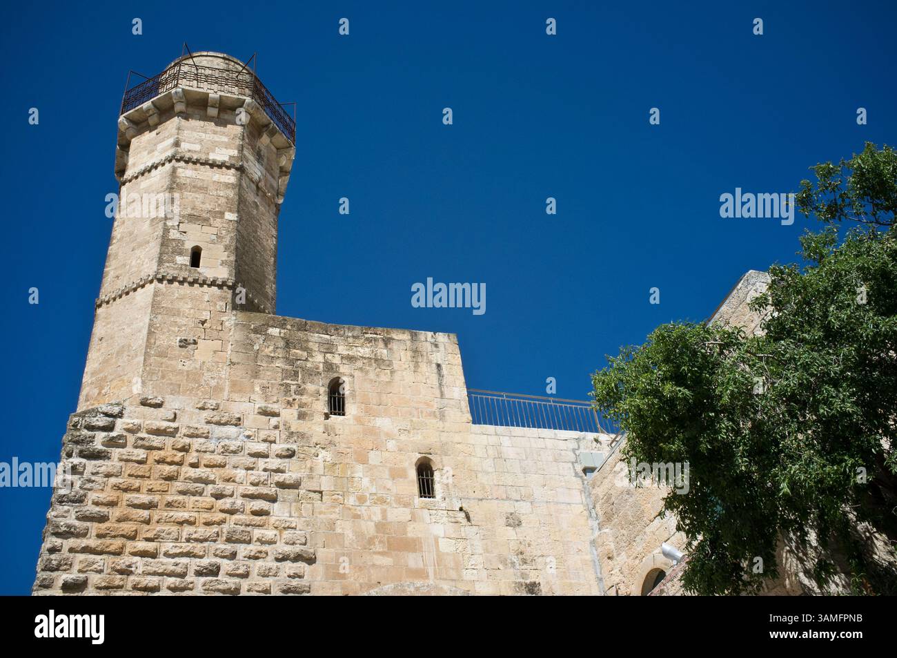April 11, 2014 - Nabi Samwil, West Bank, Israel - The Tomb of the ...