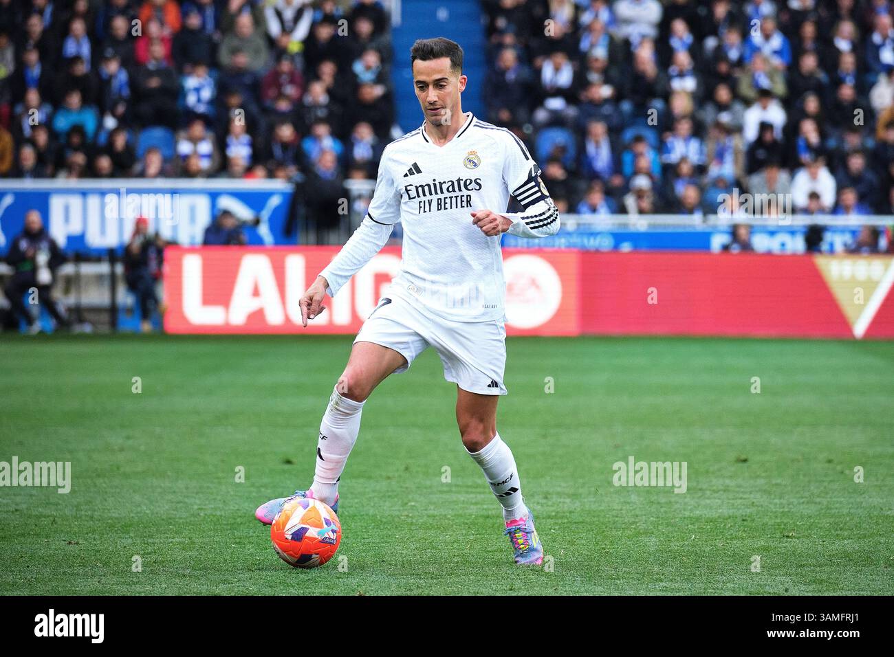 Vitoria / Gasteiz, Araba, Spain - 13th April 2025: Luicas Vázquez of ...