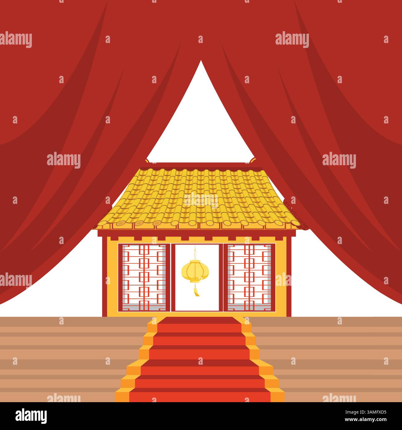 Lantern stage Stock Vector Images - Alamy