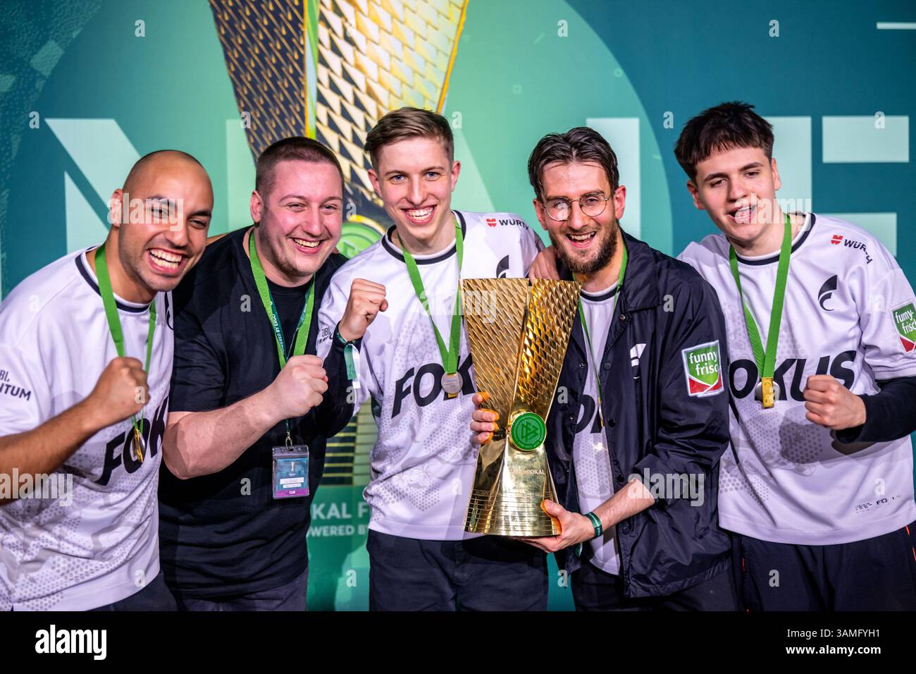 Frankfurt, Deutschland. 13th Apr, 2025. FOKUS Clan X Delay Sports ...