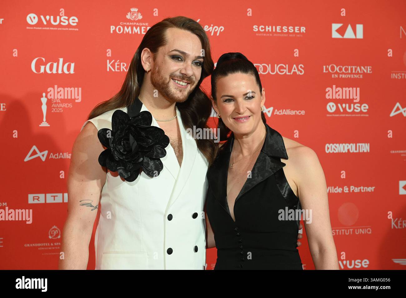 Moderator Ricardo Simonetti und Doris Brücker Chefredkteurin von GALA ...