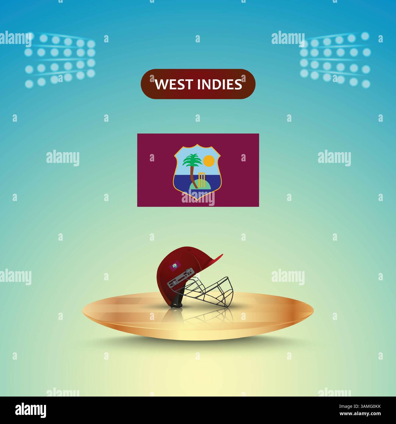 West indies cricket flag hi-res stock photography and images - Alamy