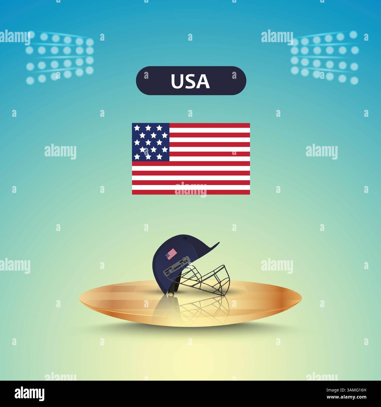 Usa cricket Stock Vector Images - Alamy