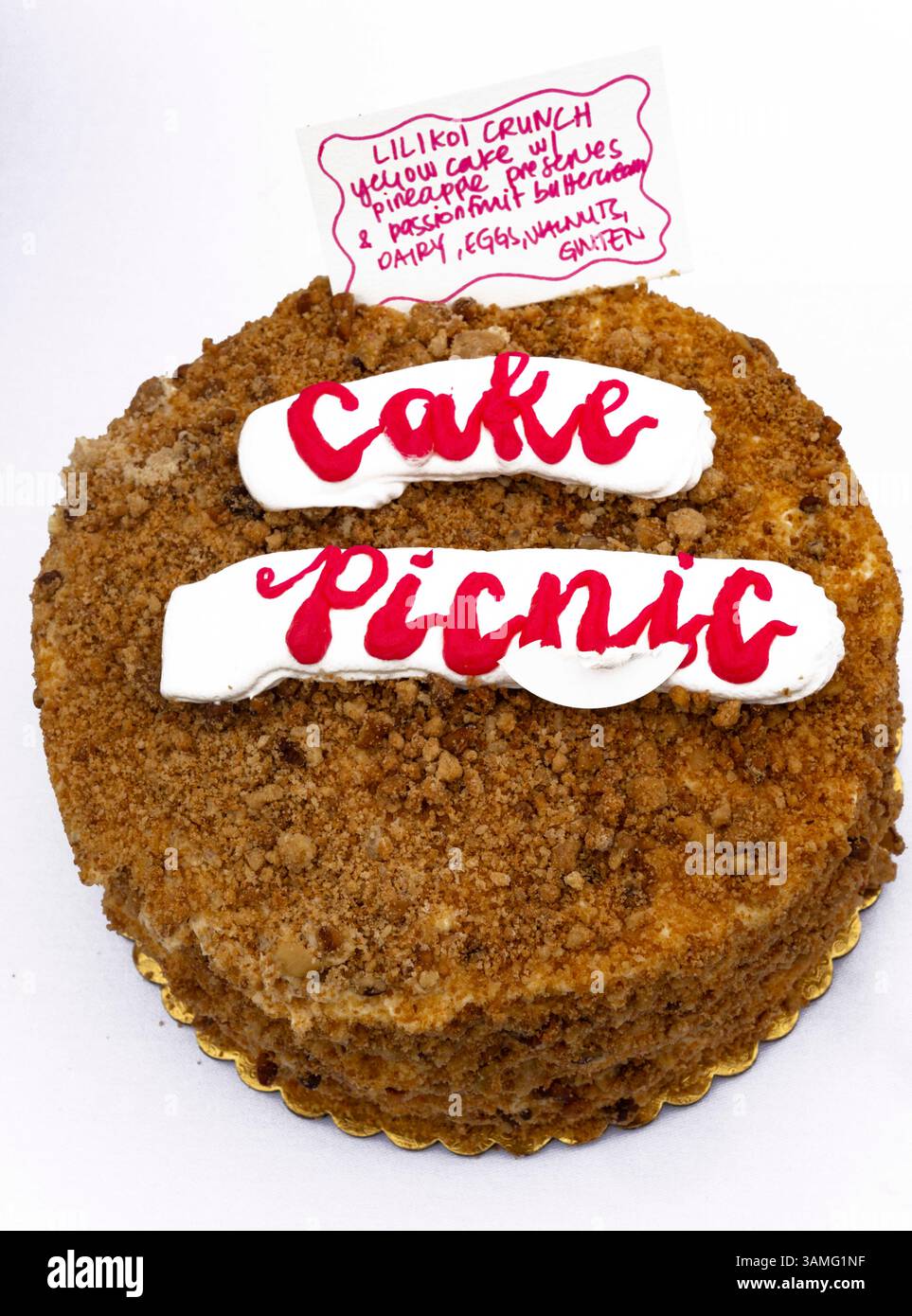 Carlsbad, California, USA. 13th Apr, 2025. Cakes are arrayed during the ...