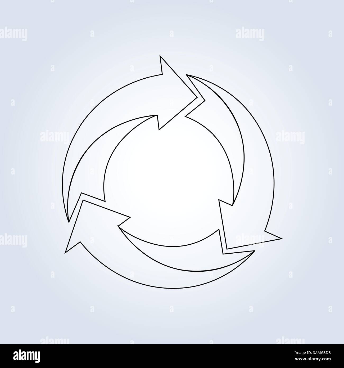 Refresh outline icons, symbols, modern signs, linear pictograms, vector ...