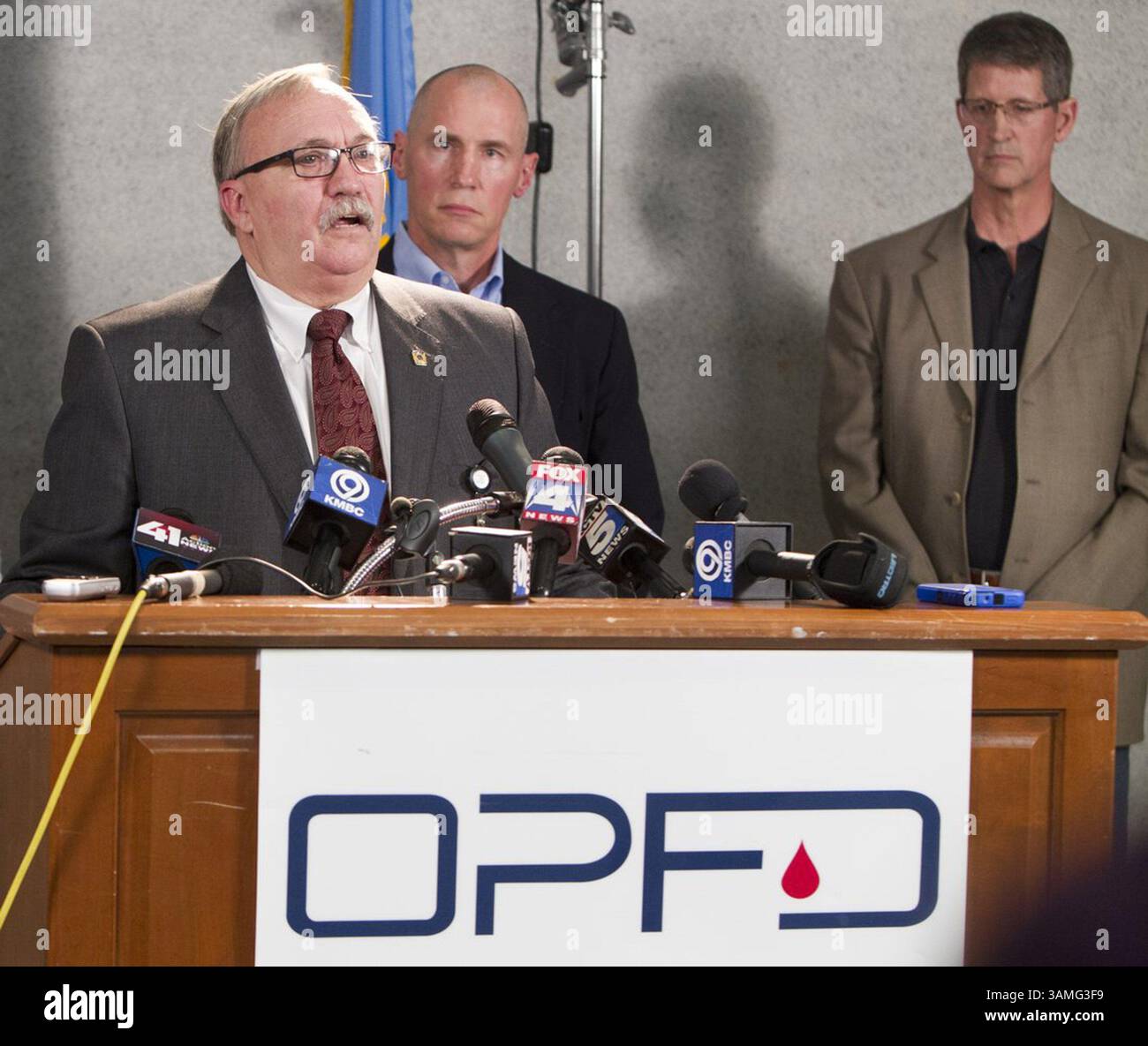 April 13, 2014 - Overland Park, KS, USA - Overland Park Police Chief ...