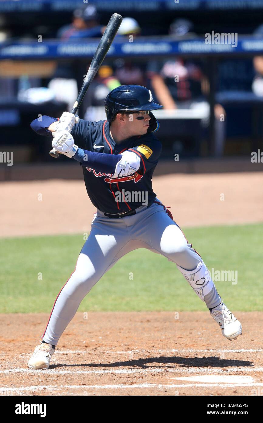 TAMPA, FL - APRIL 13: Atlanta Braves Infielder Nick Allen (2) at bat ...