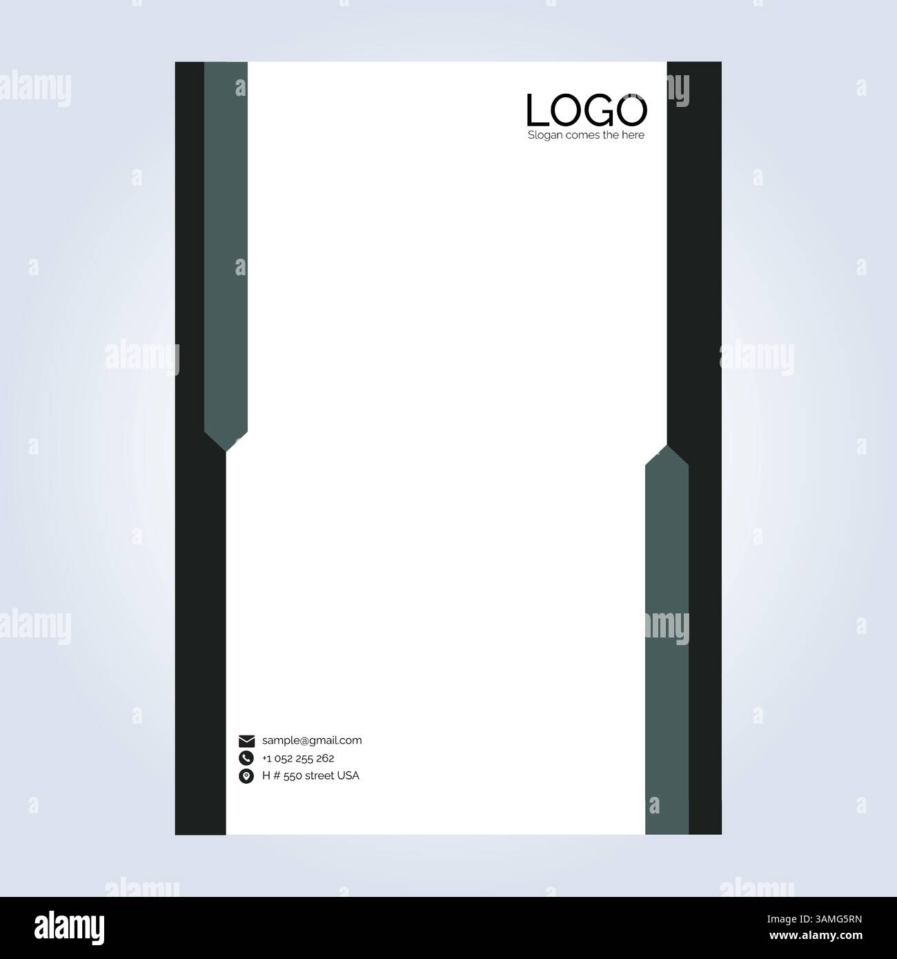 Professional Business Letterhead Design Template, Business Letter pad ...