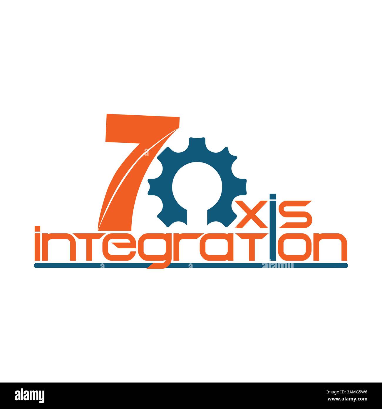 Company logo, 7-axis integration, art logo icon design vector ...