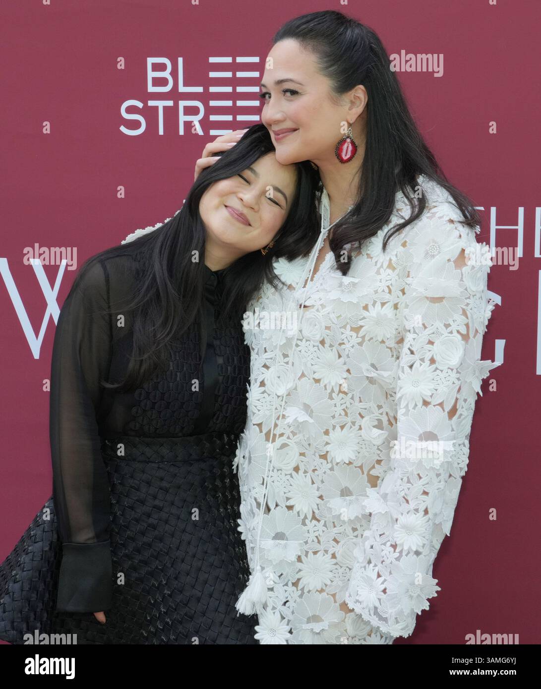 (L-R) Kelly Marie Tran and Lily Gladstone arrives at THE WEDDING ...