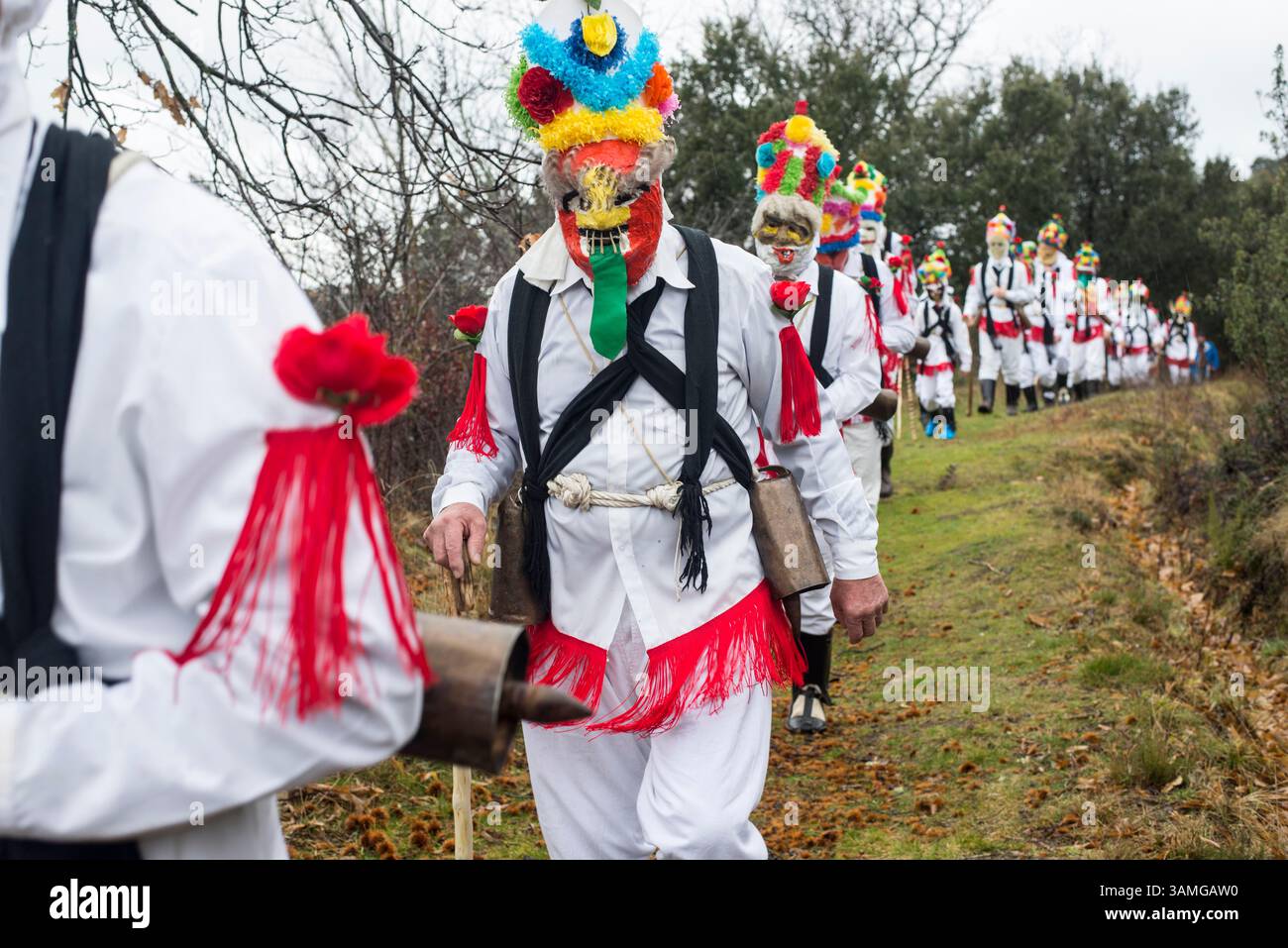 March 1, 2014 - Almiruete, Guadalajara, Spain - The popular 'Botargas ...