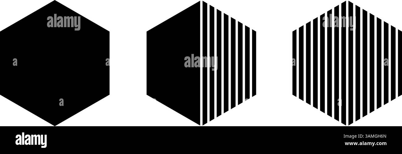 Half hexagon Cut Out Stock Images & Pictures - Alamy