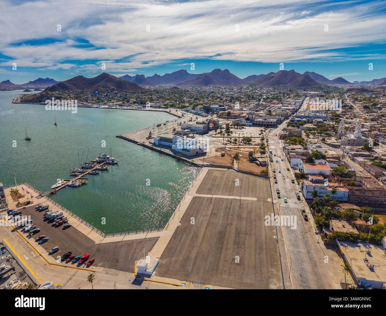 Naval shipyard in Heroica Guaymas, Puerto Guaymas, Sonora, Mexico ...